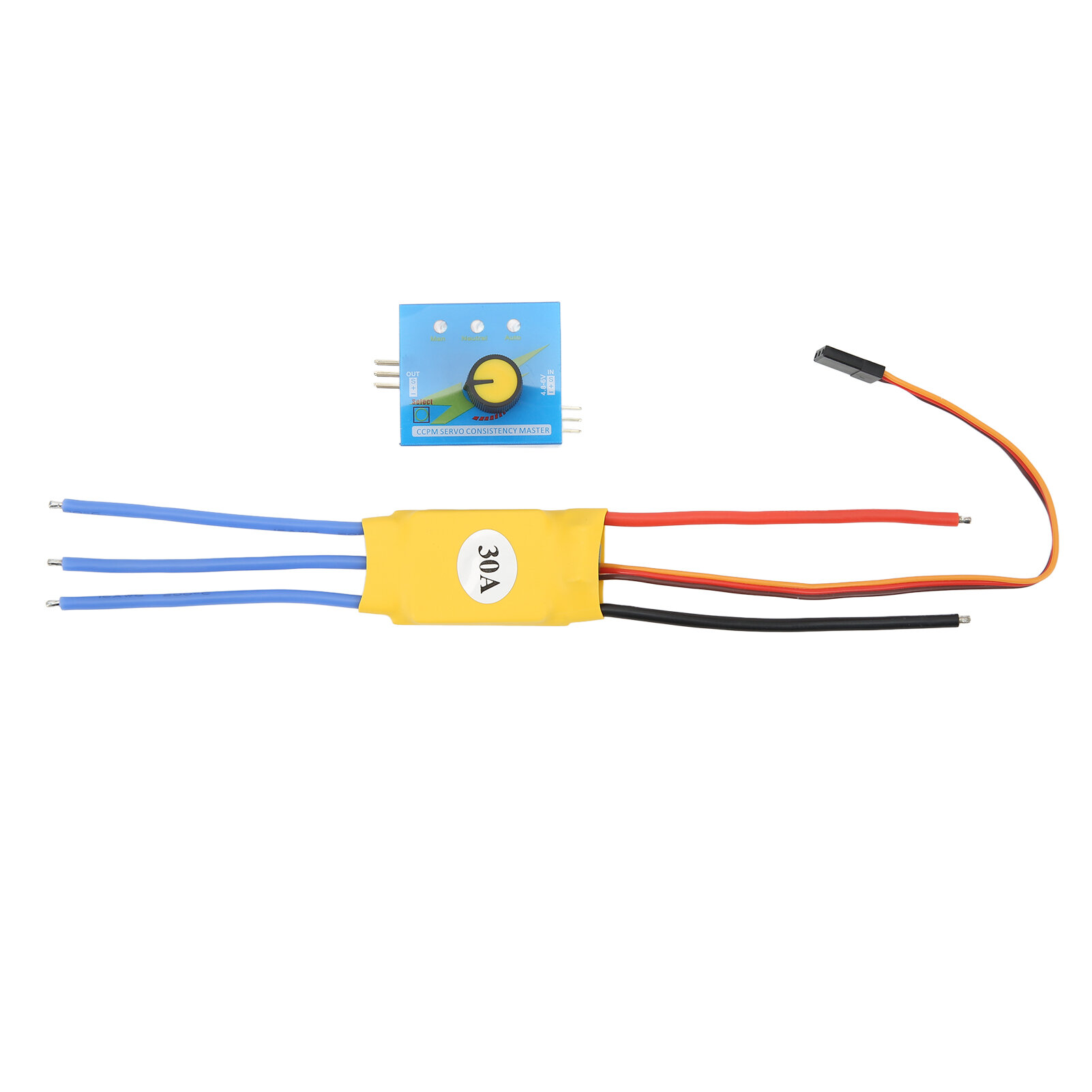 Мощный бесщеточный двигатель постоянного тока 12 В, 360 Вт, 30 А, ШИМ-контроллер для регулирования скорости.