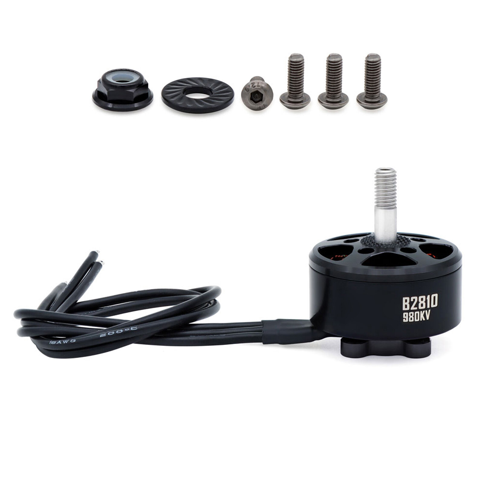 14 бесщеточный мотор с полюсом с валом M5, силиконовый провод 18AWG 250 мм для RC FPV QuadCopter 980KV