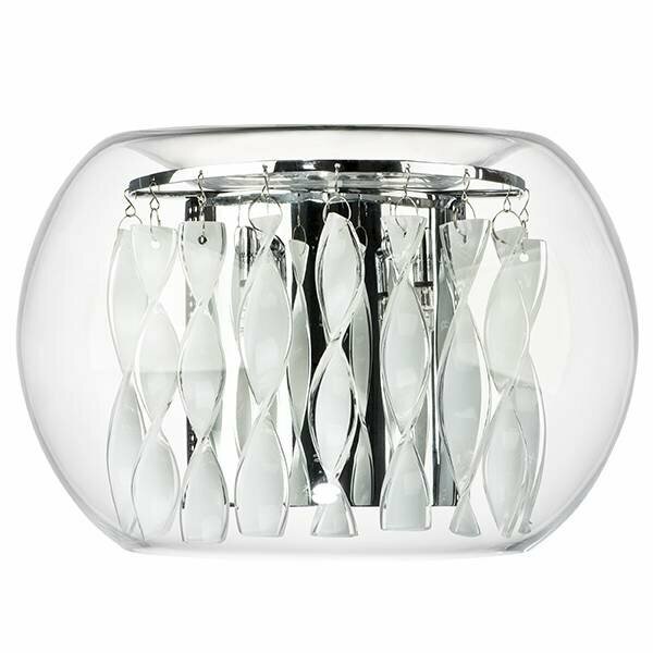 752634 Бра ACQUARIO 3х20W G4 12V хром БЕЛ стекло