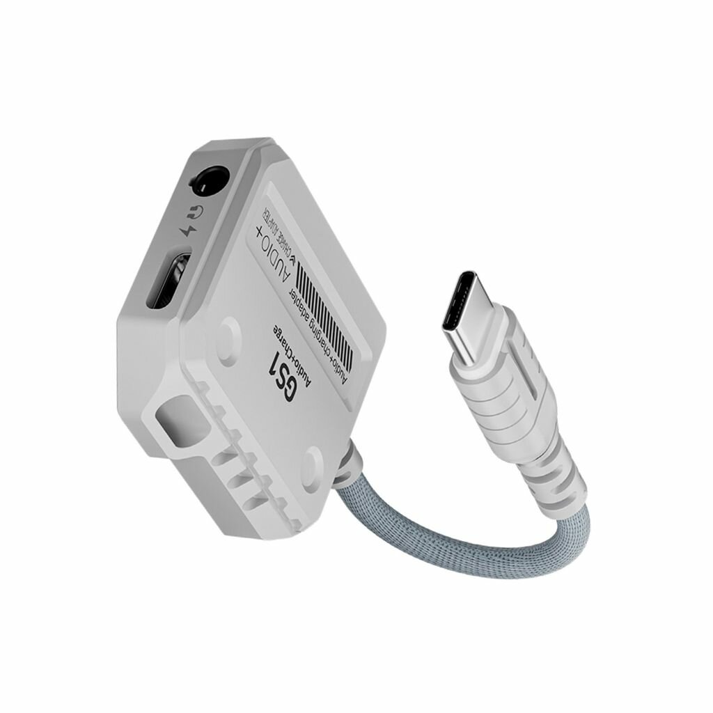 Двухпортовый адаптер Type C до 3,5 мм и адаптер для зарядки радиоприемников Type Type, HiFi Звук