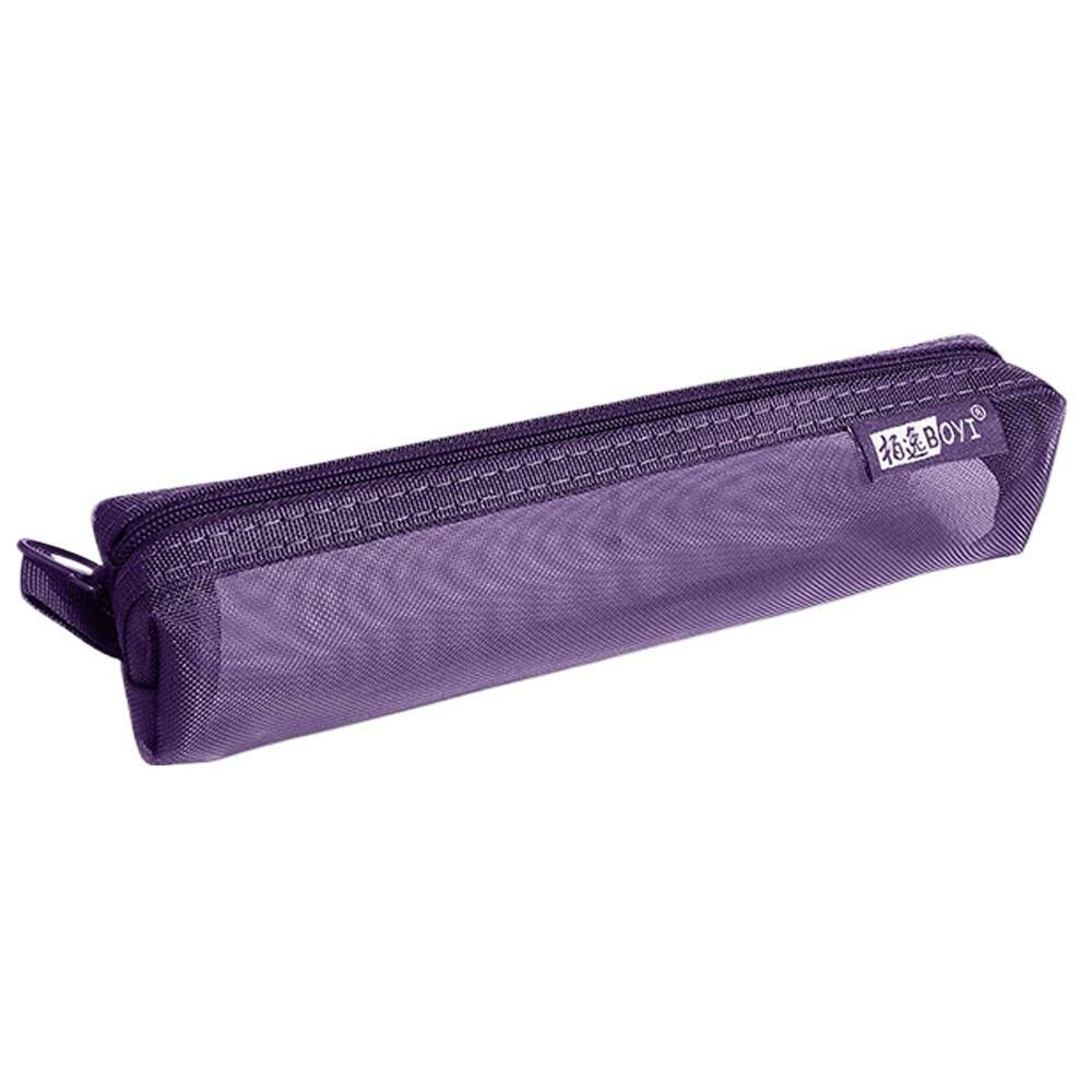 Сетчатый пенал ретро цвета, прозрачный органайзер для экзаменов