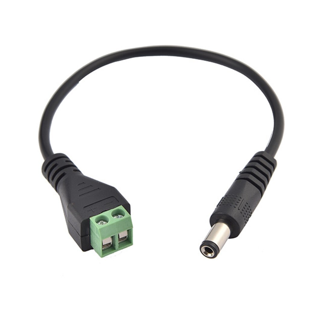 Штекерный Кабель Питания DC5.5x2.1 мм с Винтовыми Клеммами Для Светодиодных Лент Камер Видеонаблюдения 12 В/24 В Источник Питания Не Требует Припоя