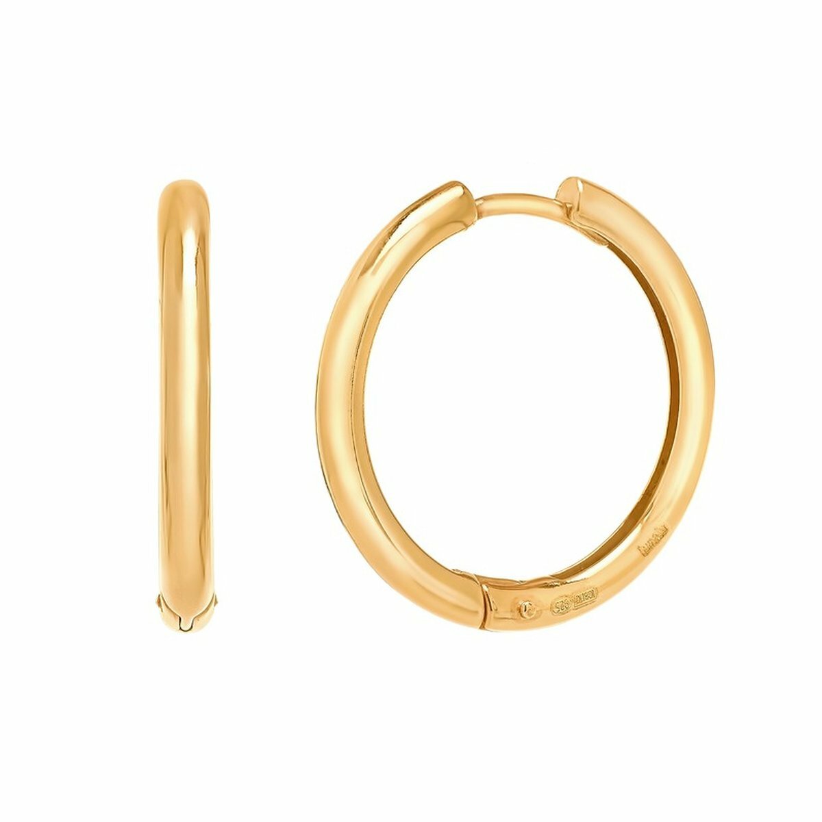 Серьги конго, серебро, 925 проба