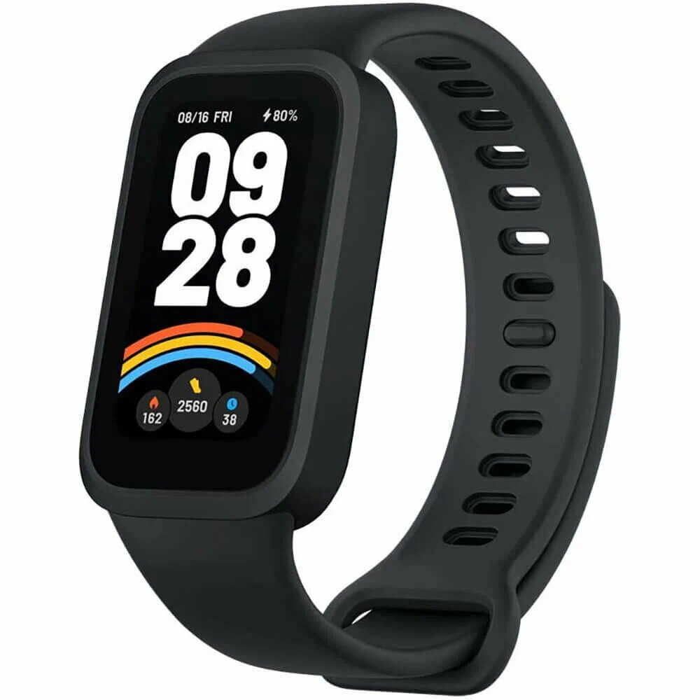 Фитнес браслет Xiaomi Smart Band 9 Active Black, Ростест, чёрный