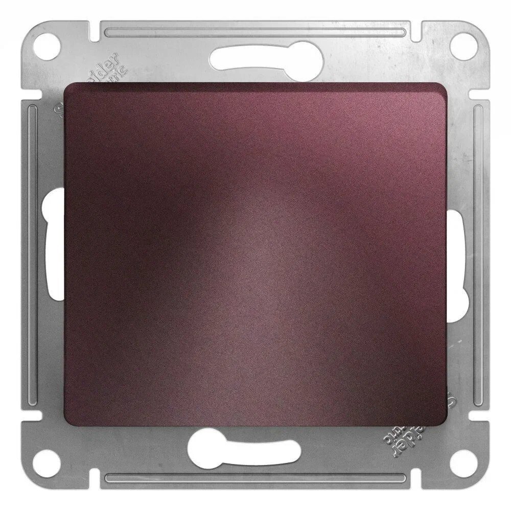 Вывод кабеля Schneider Electric Glossa GSL001199, скрытый монтаж, IP20 баклажановый