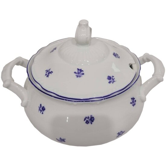 Супница Thun 1794 Супница "Офелия", декор "Мелкие синие цветы", 2,3 л. (ОФЛ0057)