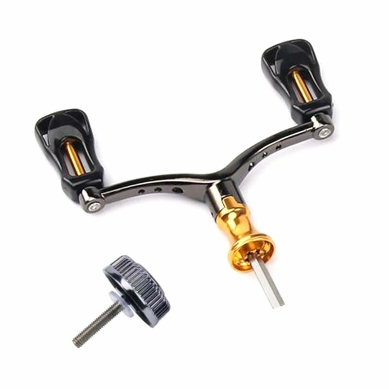 Вращающееся колесо, рыболовное двойное коромысло, металлическое коромысло с ЧПУ-цвет шампанского