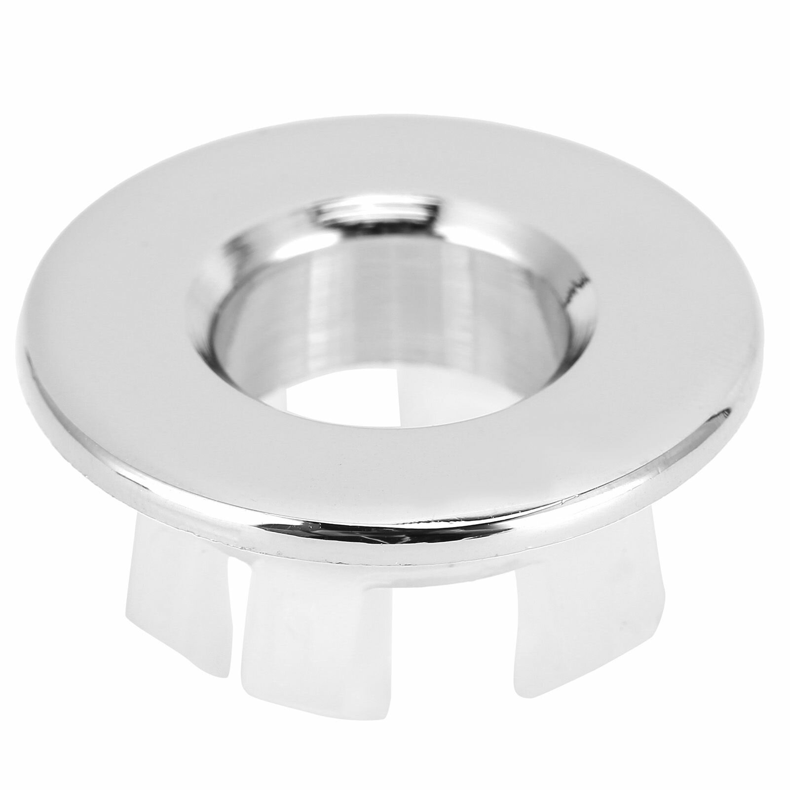 Серебряная крышка для перелива раковины в ванной комнате, декоративная крышка для кухонного отверстия для защиты от перелива раковины в ванной, простая установка, современный дизайн