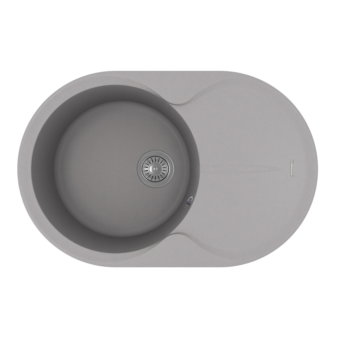 Кухонная мойка Florentina Лацио 780 17.010. C0780.307 серый шелк
