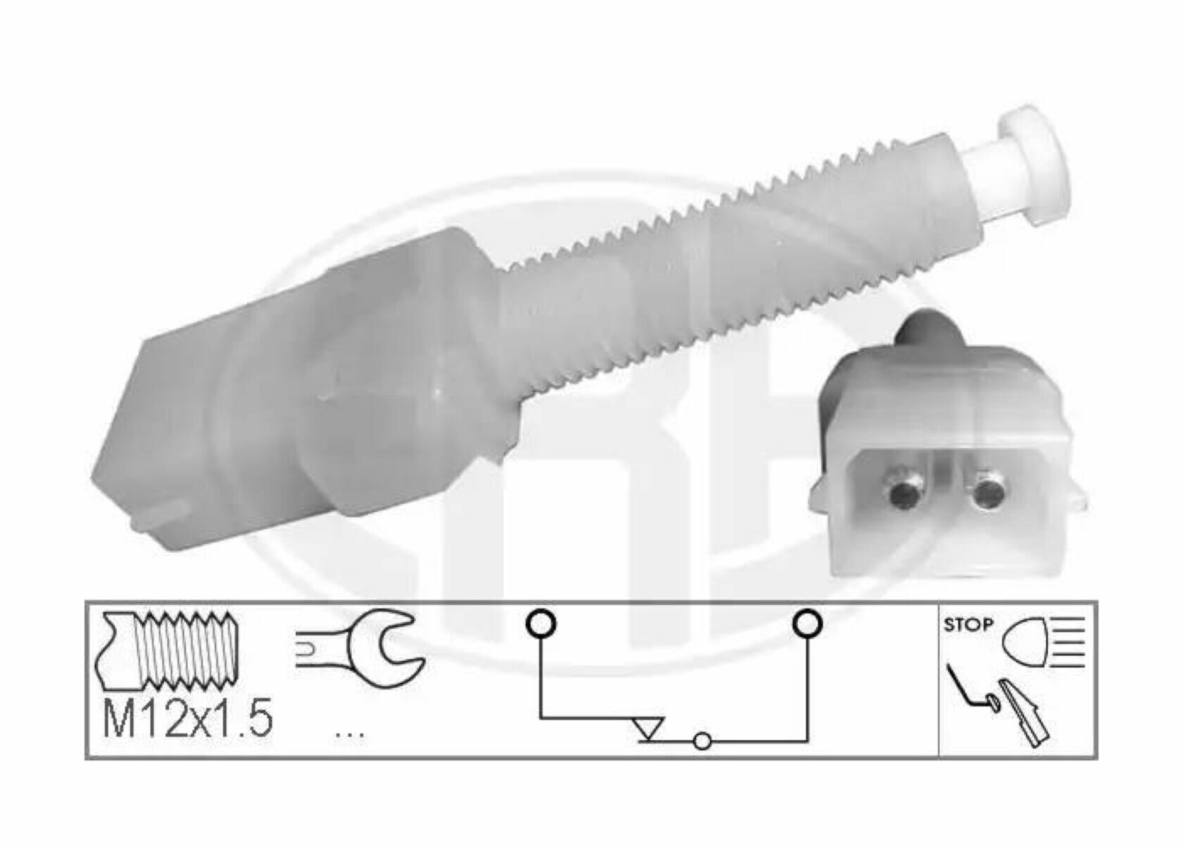 Датчик Вкл. Стоп-Сигнала Audi 80/100/A4/A6(Era 330327)