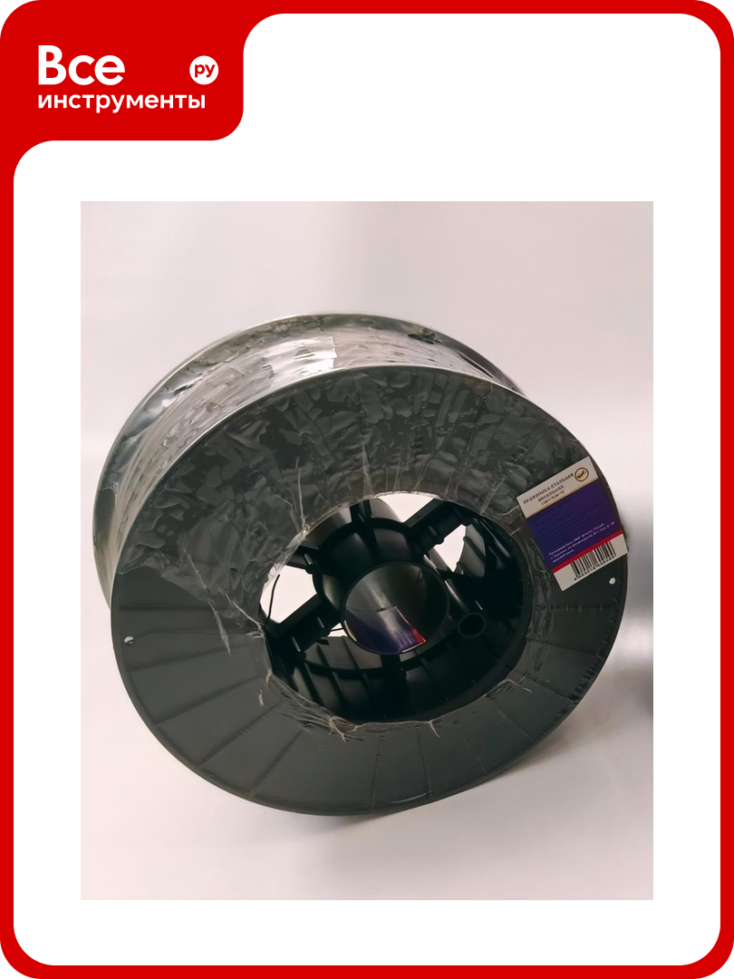 Проволока вязальная Атолл черная, т/о, на катушках, 1,6 мм х 15 кг 111-45