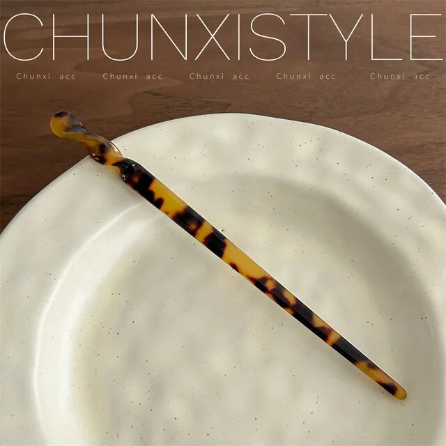 Палочки для волос в китайском стиле, винтажные ацетатные смолы, мраморные женские заколки для волос, головной убор, свадебные украшения, аксессуары для волос