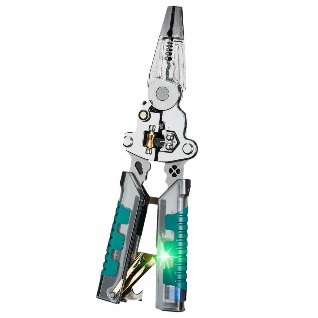 Многофункциональные кусачки для обрезки проводов 9 в 1 с измерением электричества