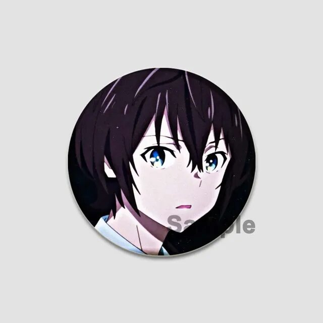 Простая булавка на пуговицах в стиле аниме 58/44/32 мм, брошь с застежкой, значок на каждый день, идеальный подарок для друзей