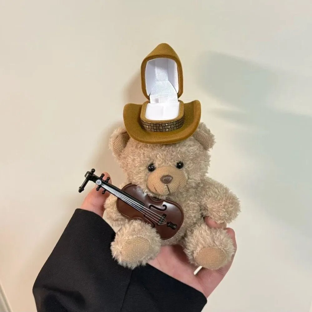 Плюшевая коробка для кольца MMJYSLIM