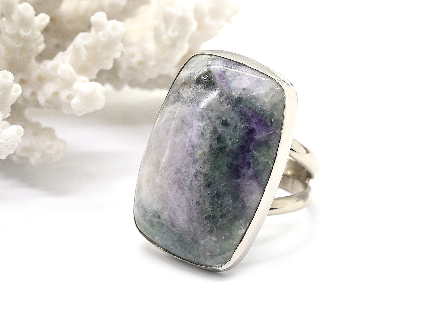 Кольцо, флюорит