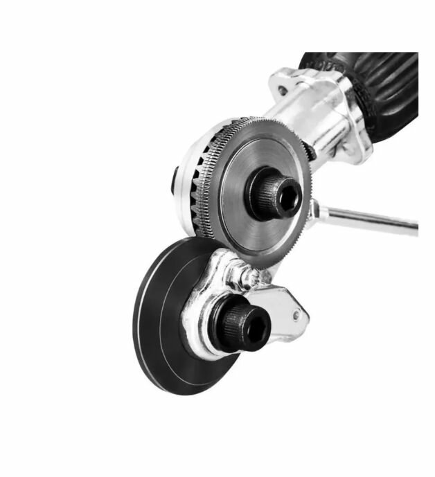 Ножницы строительные на дрель для резки листового металла / Строительные ножницы по металлу