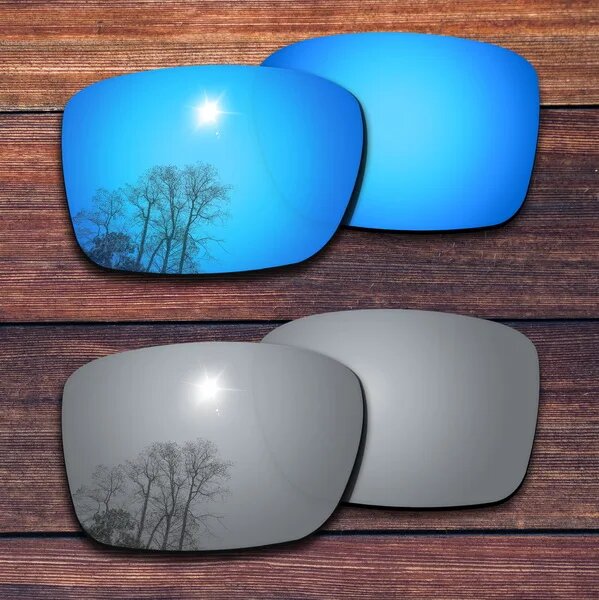 Поляризованные линзы OOWLIT для Oakley Holbrook OO9102 Blue and Sliver