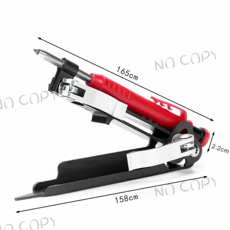 Чертилка Aluminum Multifunctional Scriber, складной, серебристый, 70х70 мм