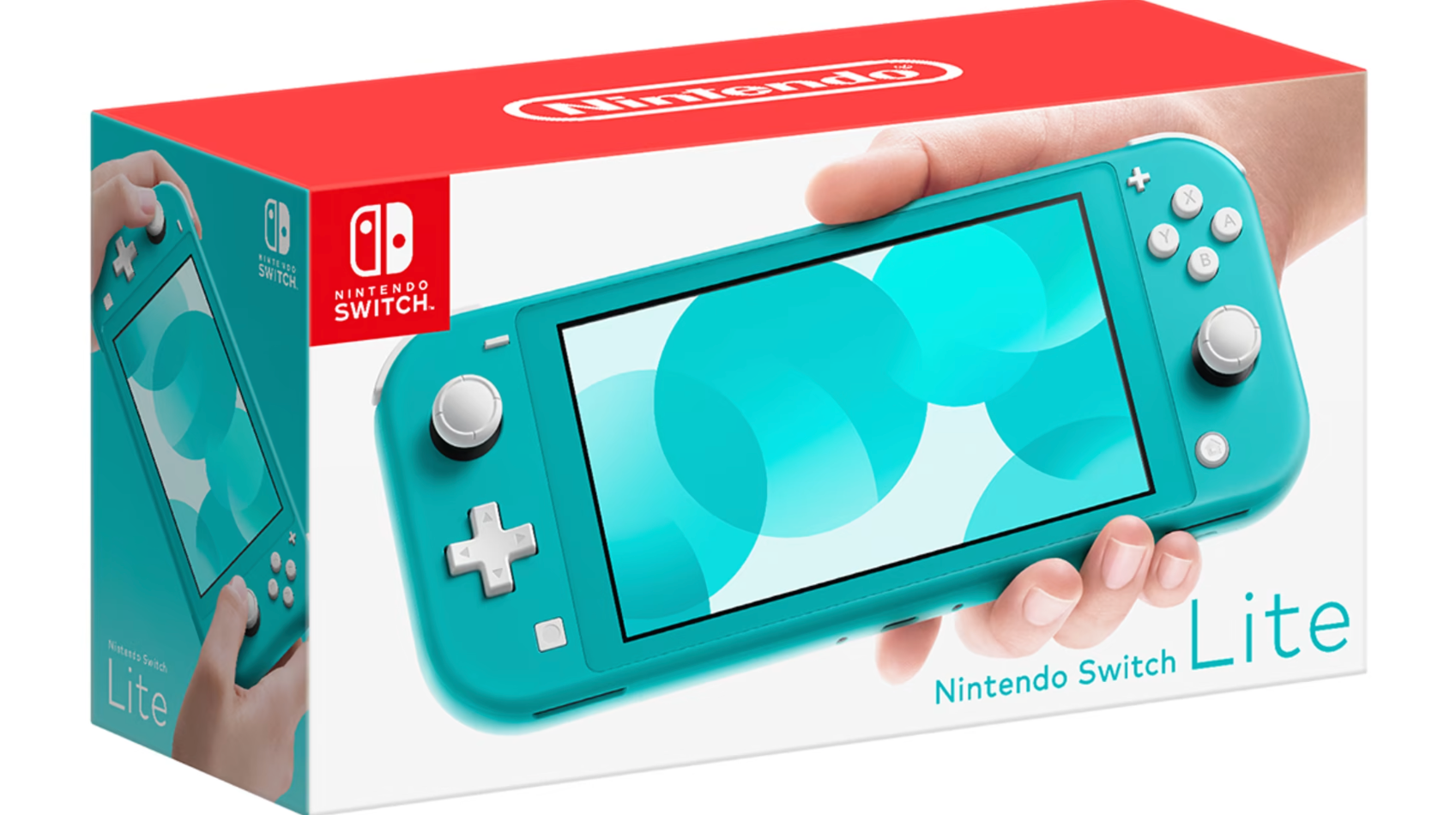 Игровая консоль Nintendo Switch Lite, портативная, цвет бирюзовый, 32Гб памяти