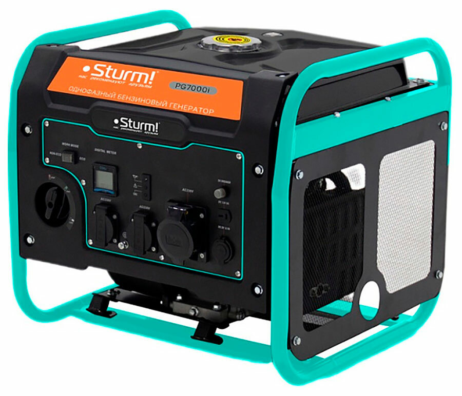 Бензогенератор инверторный Sturm! PG7000i