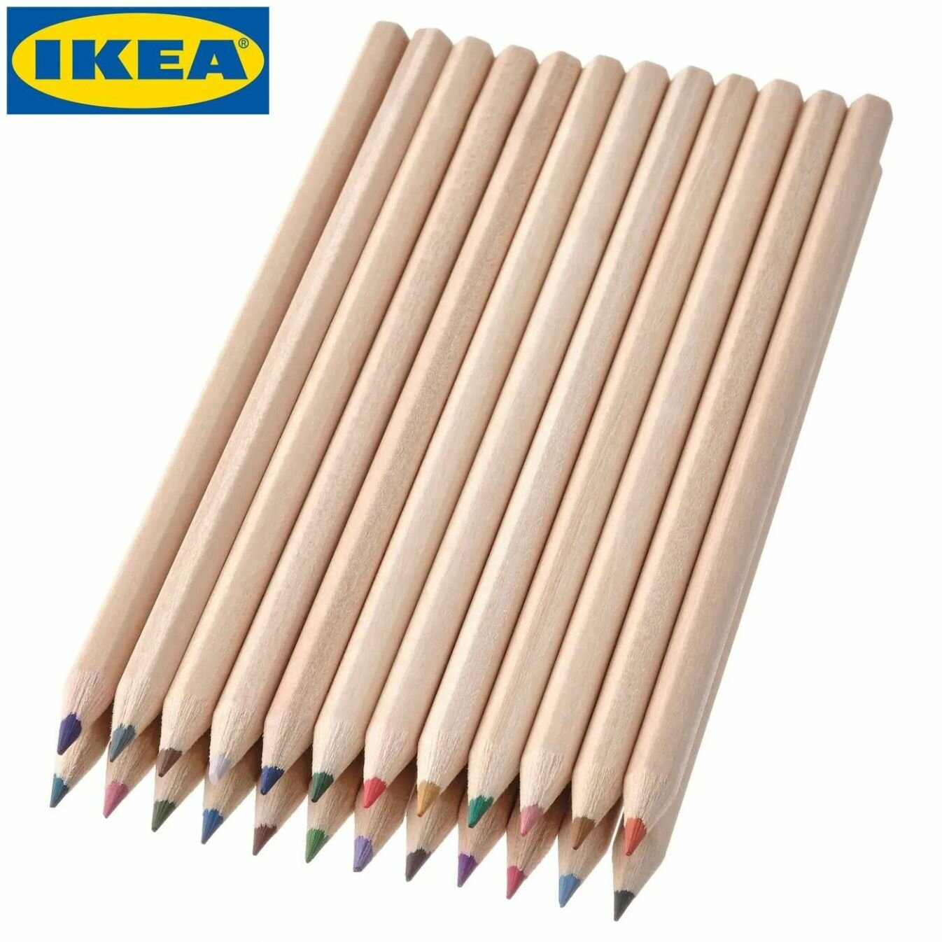 Солфагель (IKEA SOLFAGEL) цветные карандаши 24шт