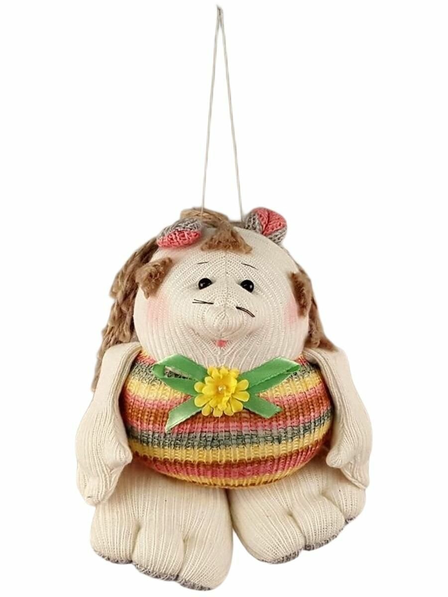 Кукла Ёжик, текстильная, мягконабивная, игровая, подарочная, авторская, ручной работы