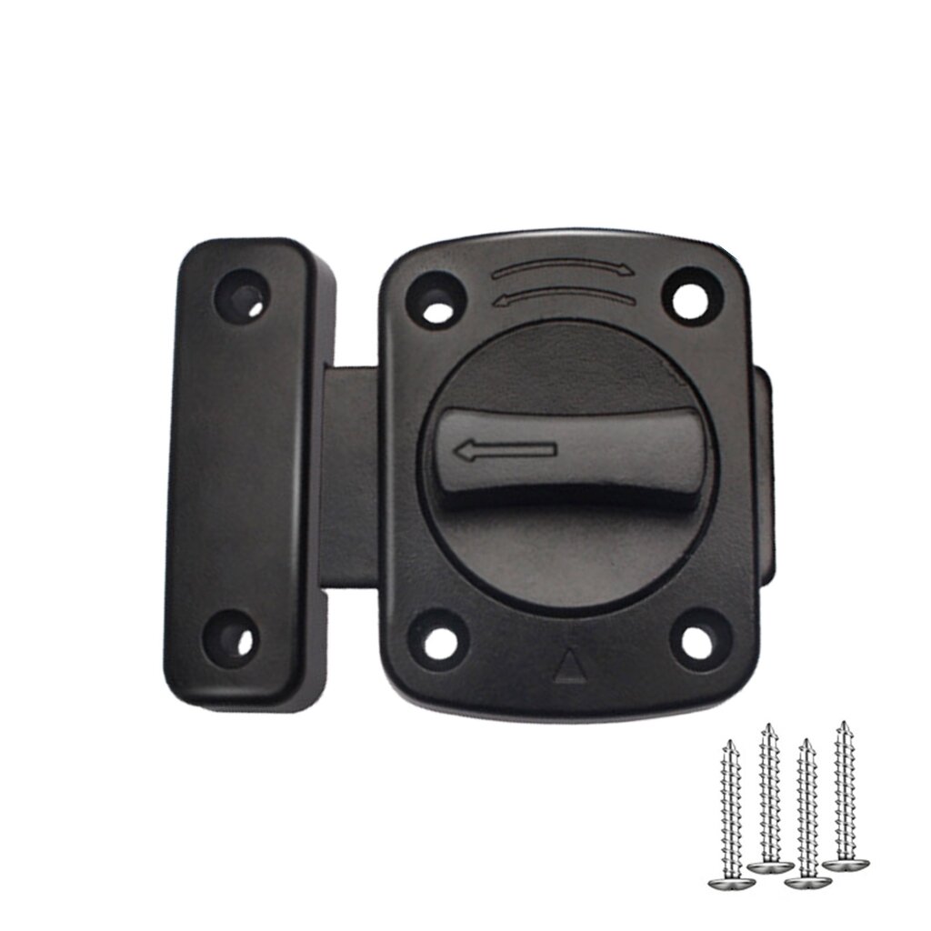 Защелки с вращающимися болтами Универсальный набор дверных защелок для обеспечения безопасности дверей и окон