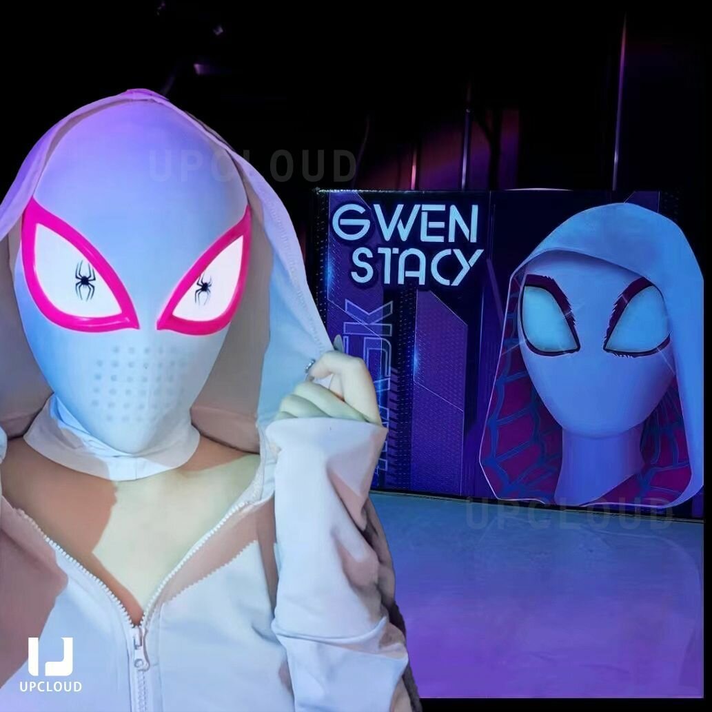 Человек-паук / Игрушечная маска паука, Сквозь Вселенную, Маска Майлза Моралеса /UPCLOUD Дистанционное управление