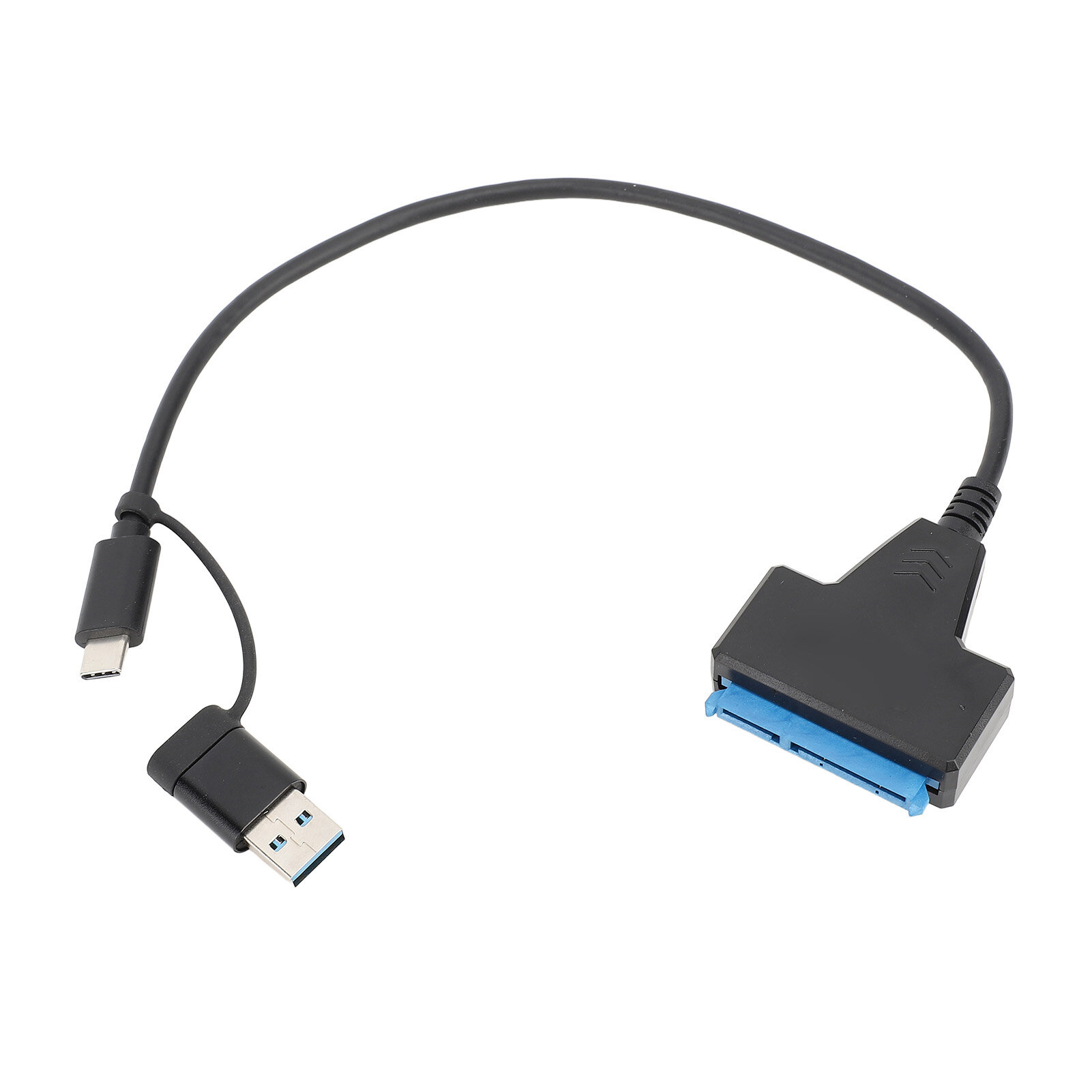 Кабель-адаптер USB 3.1 Type C - SATA с поддержкой 2,5-дюймового жесткого диска UASP, быстрый доступ через USB для ПК и ноутбука