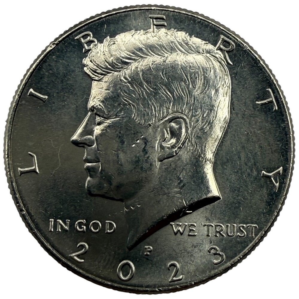 США 50 центов (1/2 доллара) 2023 г. (Полдоллара Кеннеди) (P)