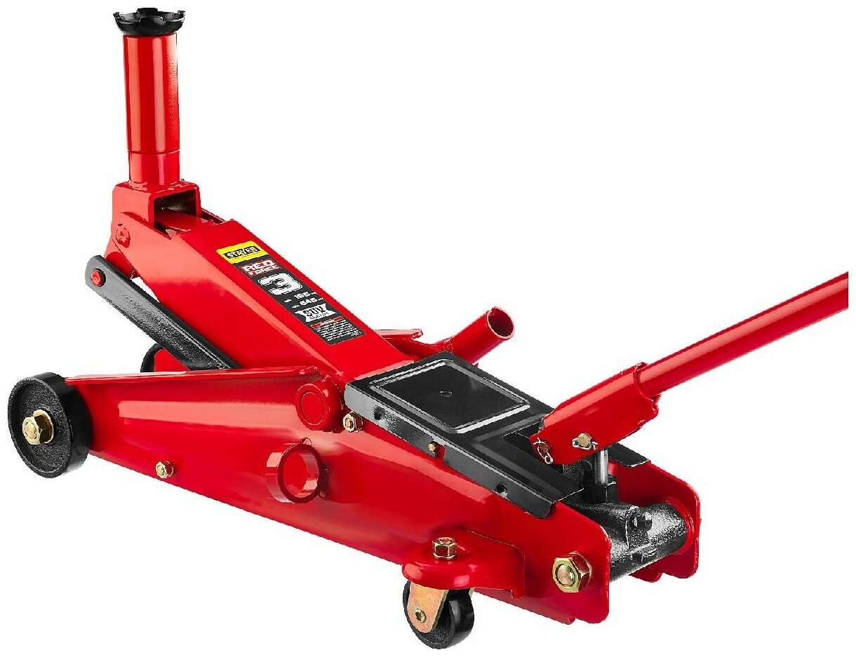 Домкрат подкатной STAYER "RED FORCE" 43157-3, гидравлический, для внедорожников, 3т