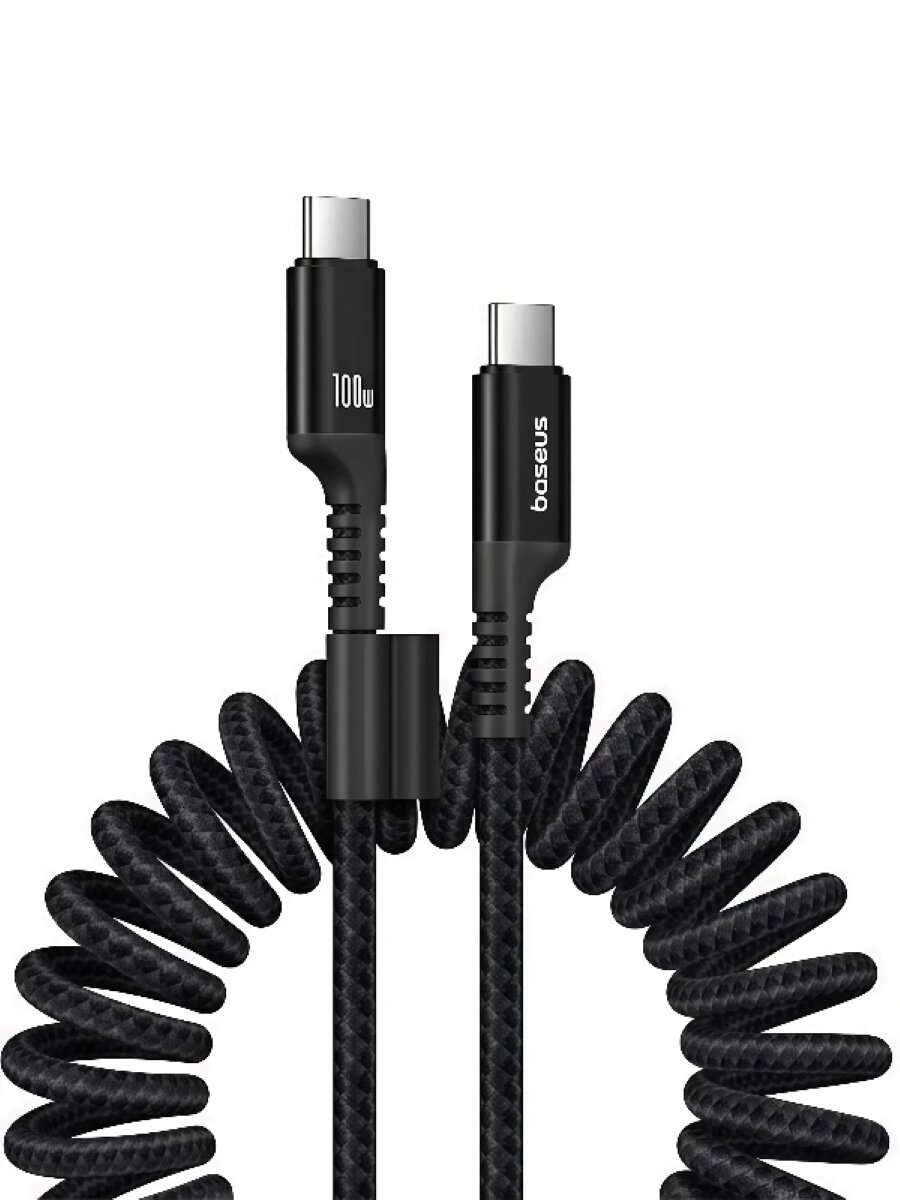 Кабель Baseus Fish-Eye CB000091 Type-C-Type-C, 1м Cluster Black (P10320203111-00)