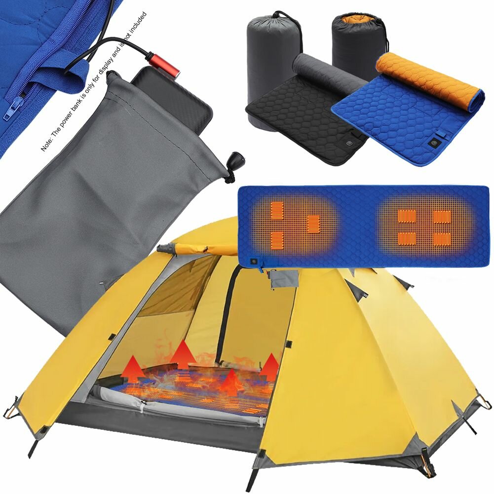 Обогреватель палатки: 7 зон нагрева, 3 регулируемые скорости, 198*62 см