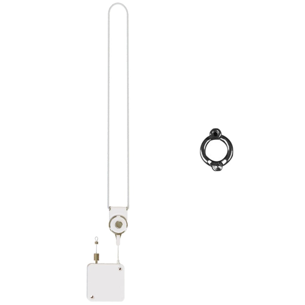 Автоматический выдвижной тяговый трос parrot с ножным кольцом-белый-Ножное кольцо № 4