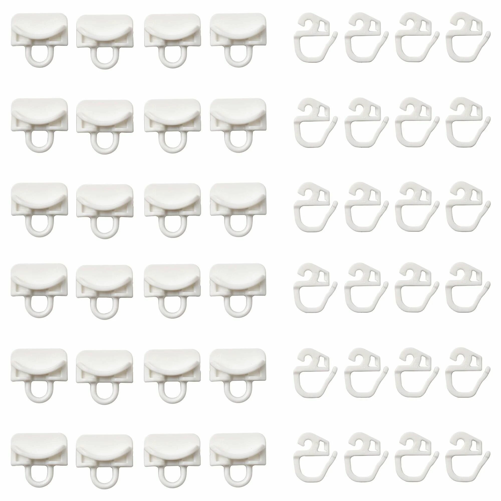 IKEA VIDGA Набор рулетки и крючков белый