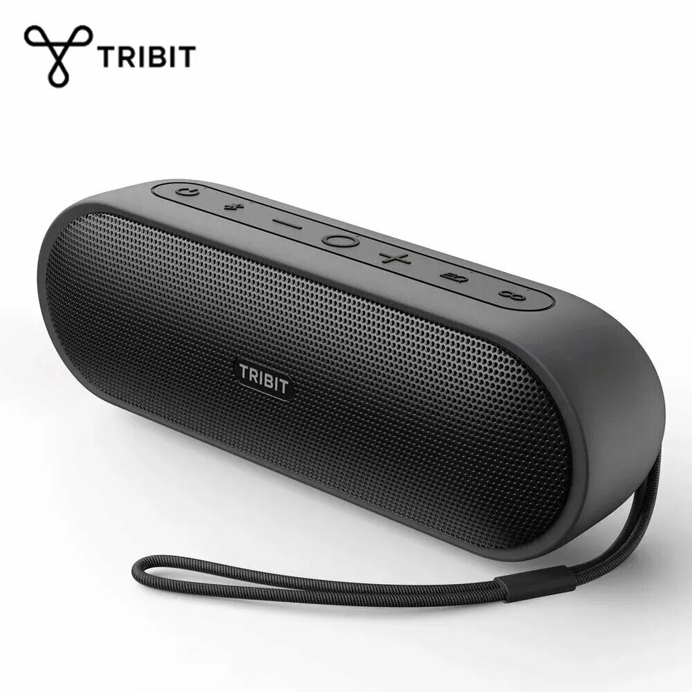 TRIBIT XSound Plus 2, Портативный Bluetooth-динамик мощностью 30 Вт, IPX7, Водонепроницаемый Беспроводной 24-часовой режим воспроизведения для кемпинга и пеших прогулок.