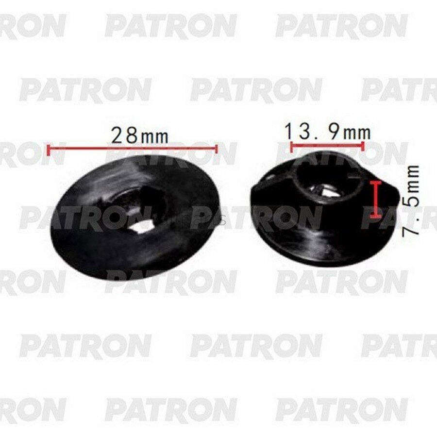 PATRON P37-2060 Втулка пластиковая Применяемость: Втулка