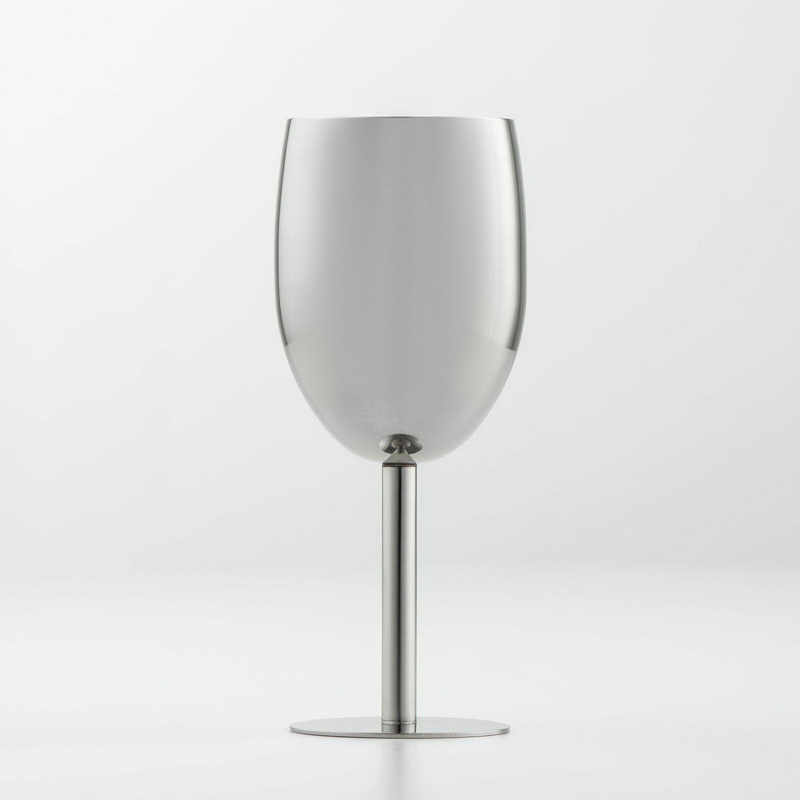 Бокал для вина, 300 мл, 17x7 см, нержавеющая сталь, серебристый