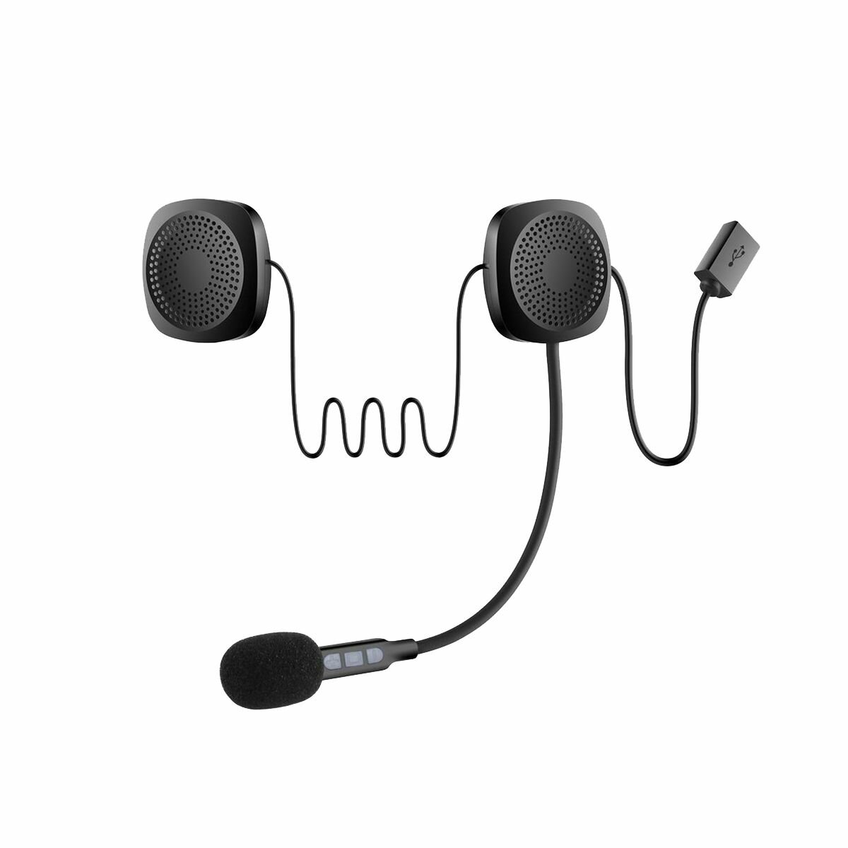 Беспроводная Bluetooth-гарнитура Динамики для мотоциклетного шлема Наушники Громкая связь Mp3-плеер Аксессуары для мотоциклов