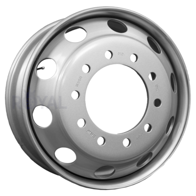 Штампованный колесный диск SRW 10/285/220/169 8,25x22,5/10x285,75 ET169 D220 Silver (5228224) (американка)