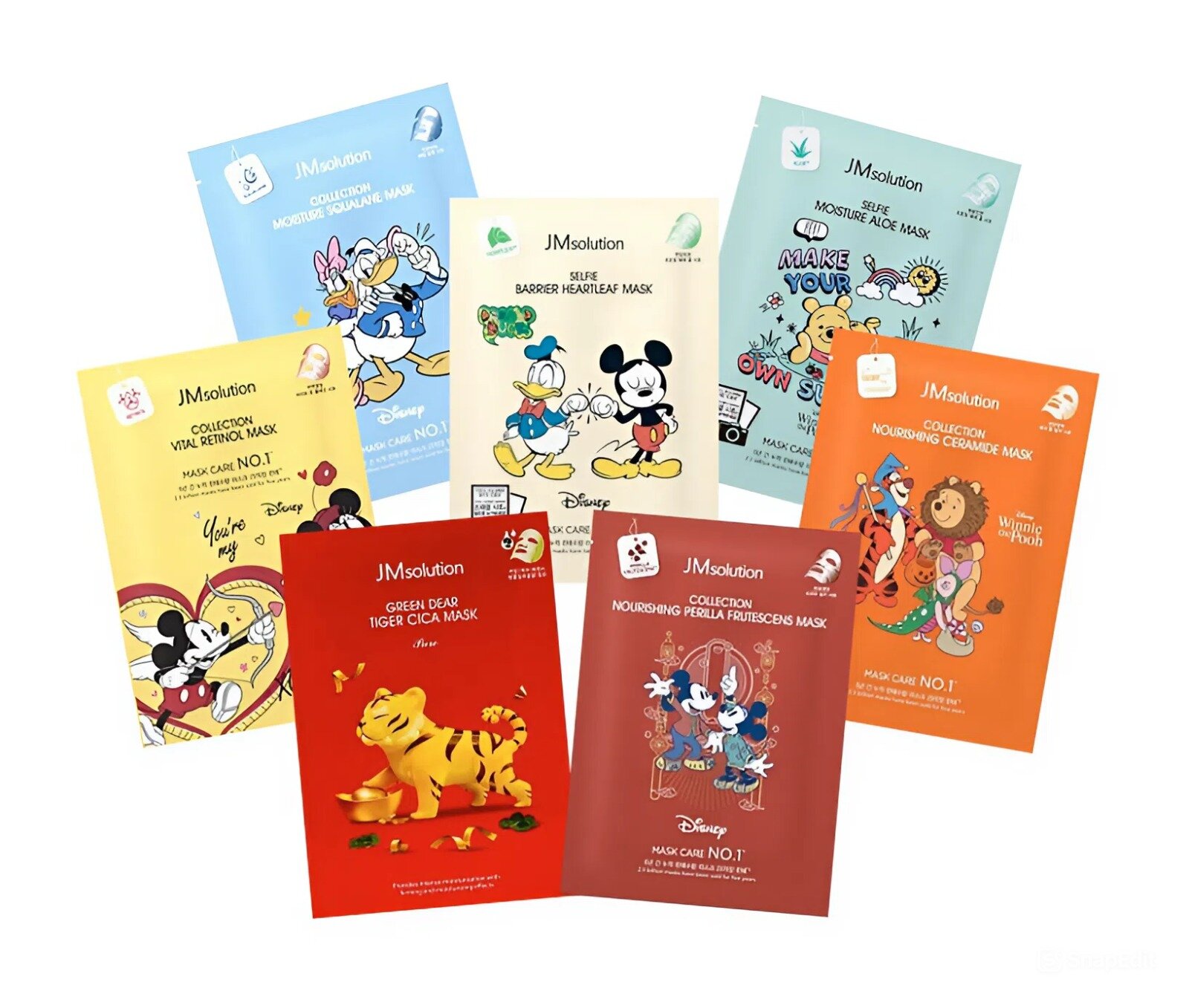 Подарочный набор масок тканевых для лица Jmsolution Disney, 5 шт