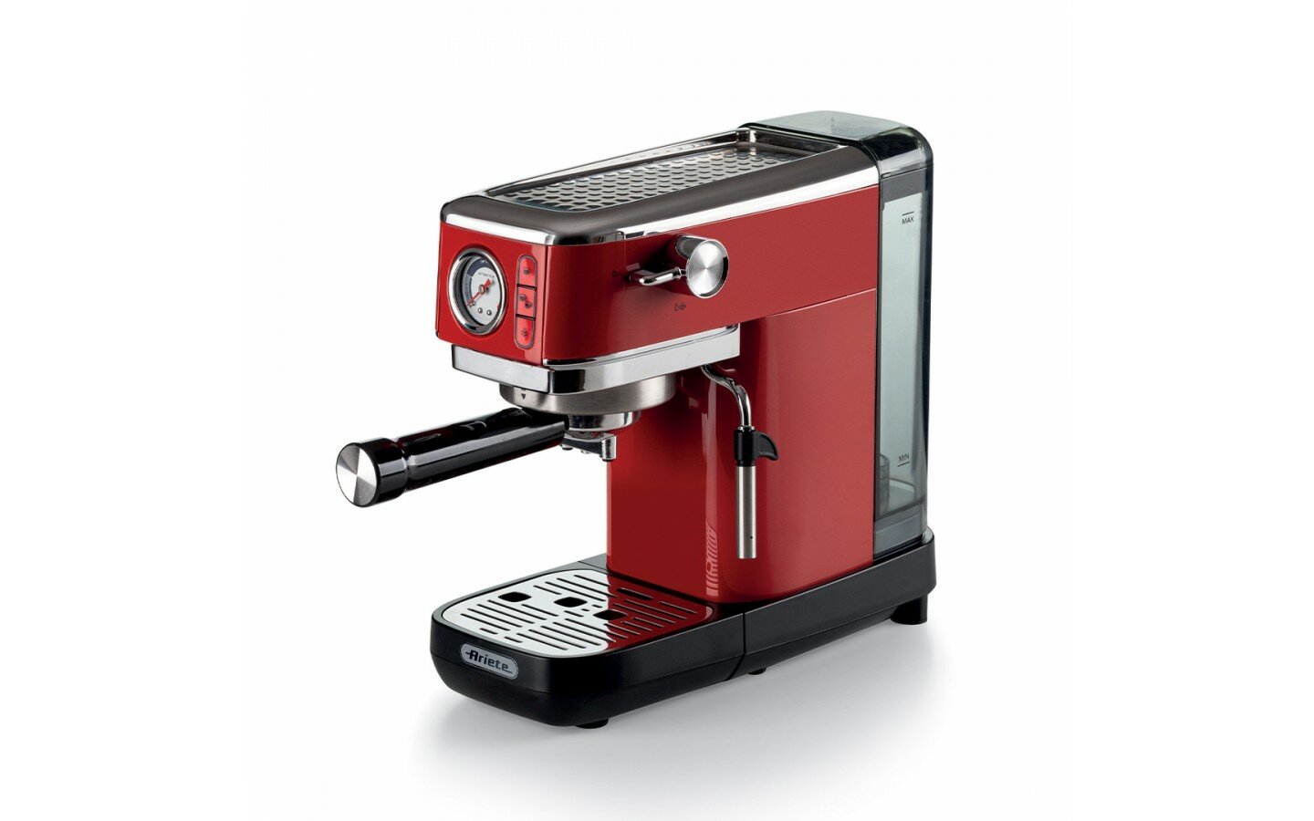 Эспрессо-машина Ariete 1381/33, для капсул ESE и молотого кофе, 1300Вт, 15бар, красная