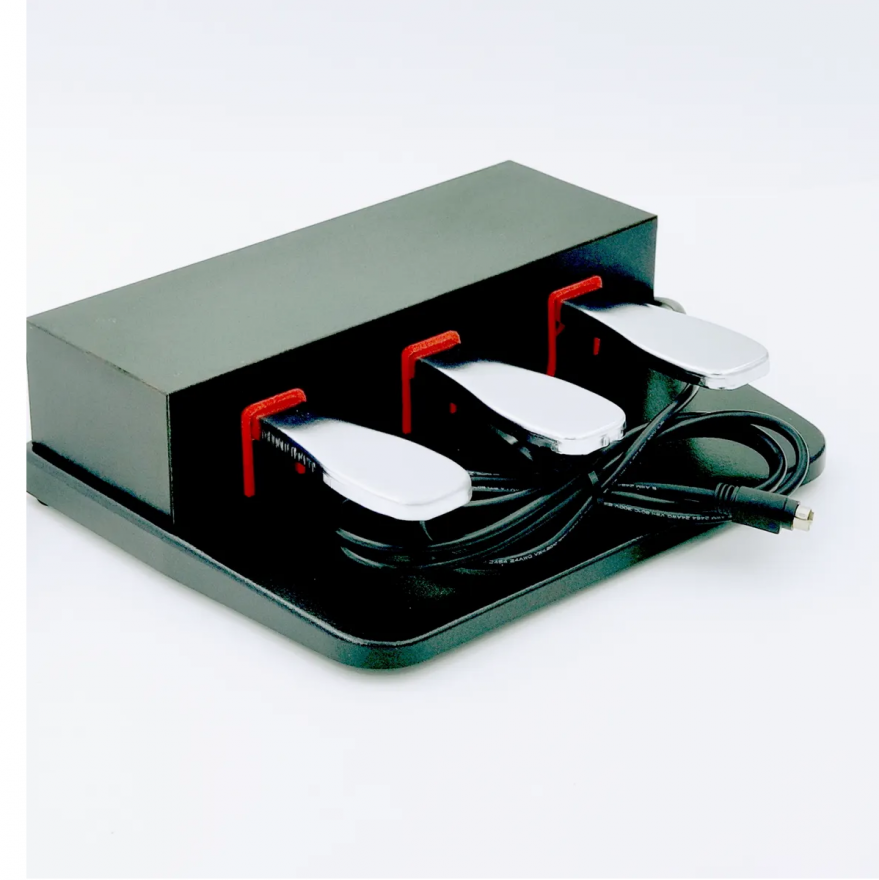 UNIQKEYS TRINITY LP-1B - Педаль тройная для цифровых пианино YAMAHA, черный/серебро