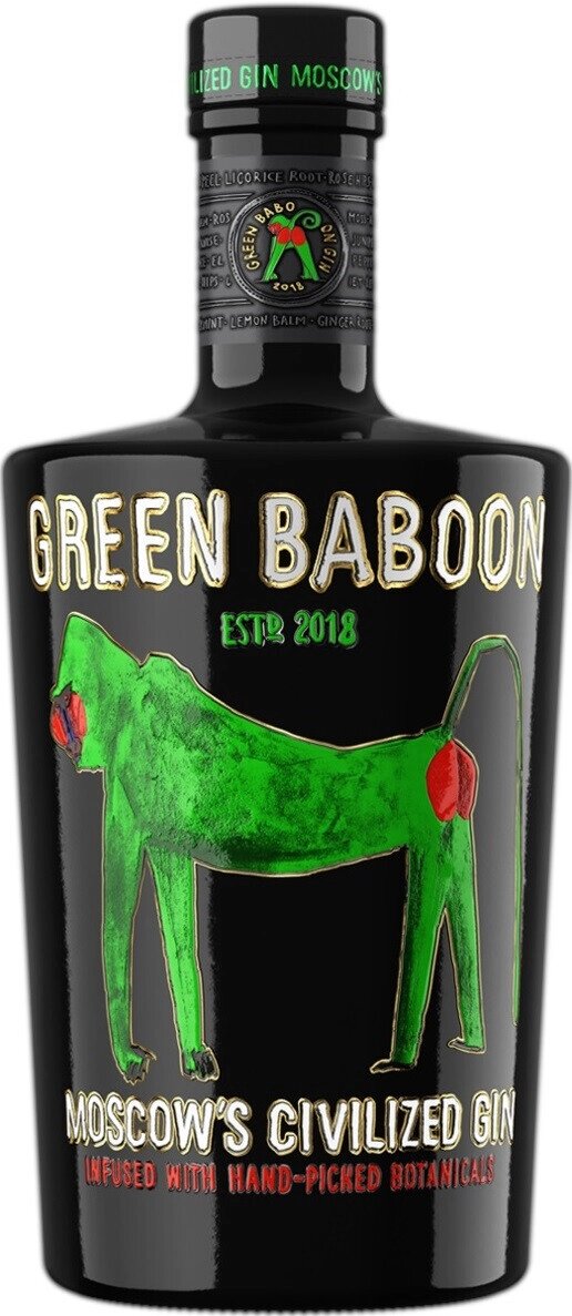 Джин "Green Baboon", 0.7 л
