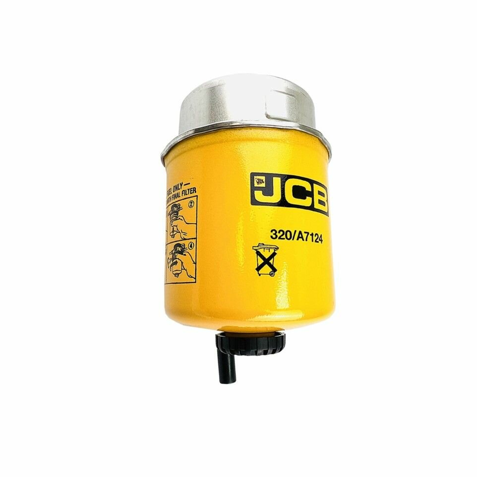 Фильтр топливный грубой очистки 32/925915, 320/A7124 для JCB 4CX, 3CX Оригинал
