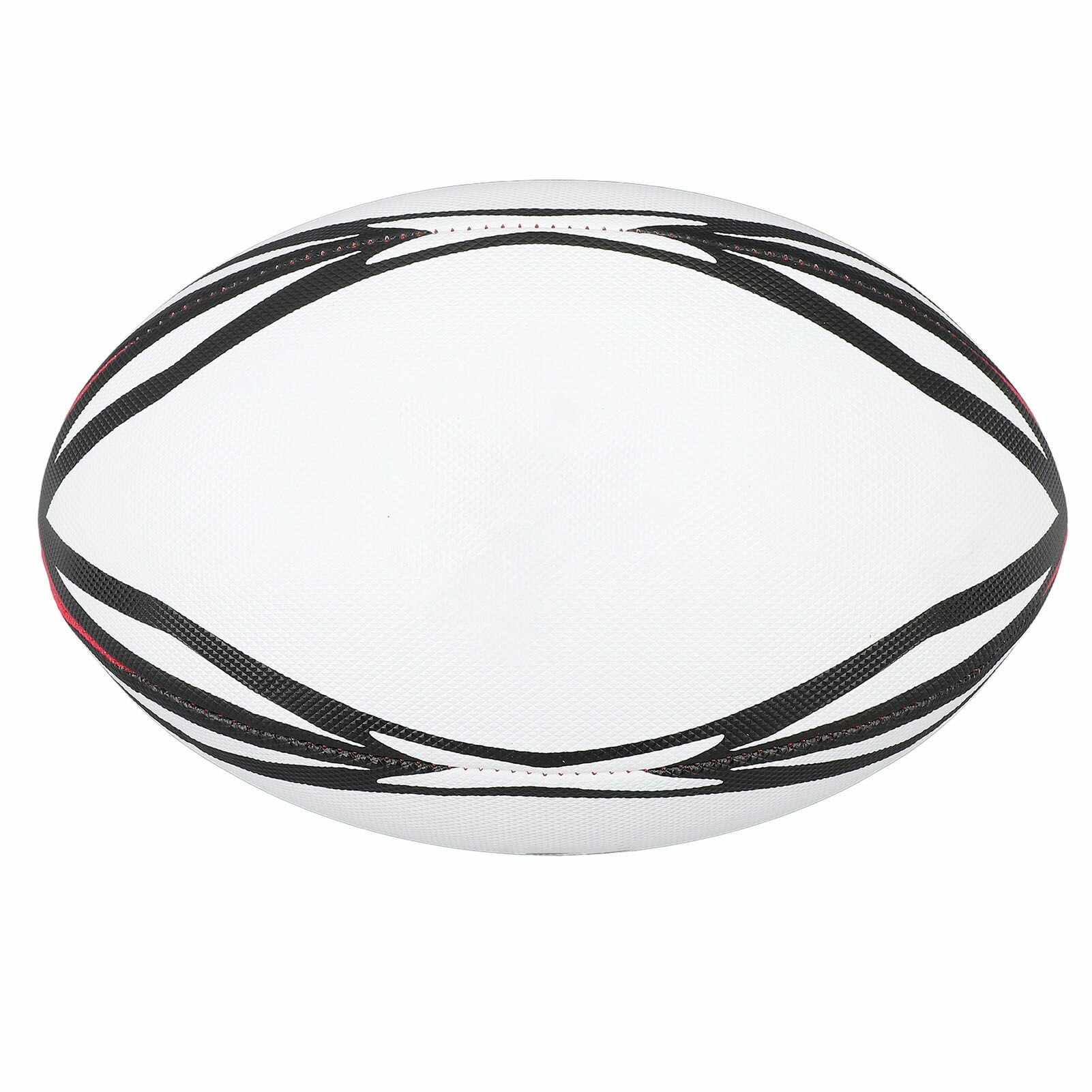 Мяч для регби номер 9. Надувной тренировочный мяч. Высокоэластичный мяч для регби из ПВХ для матчей и ежедневных тренировок, белый.