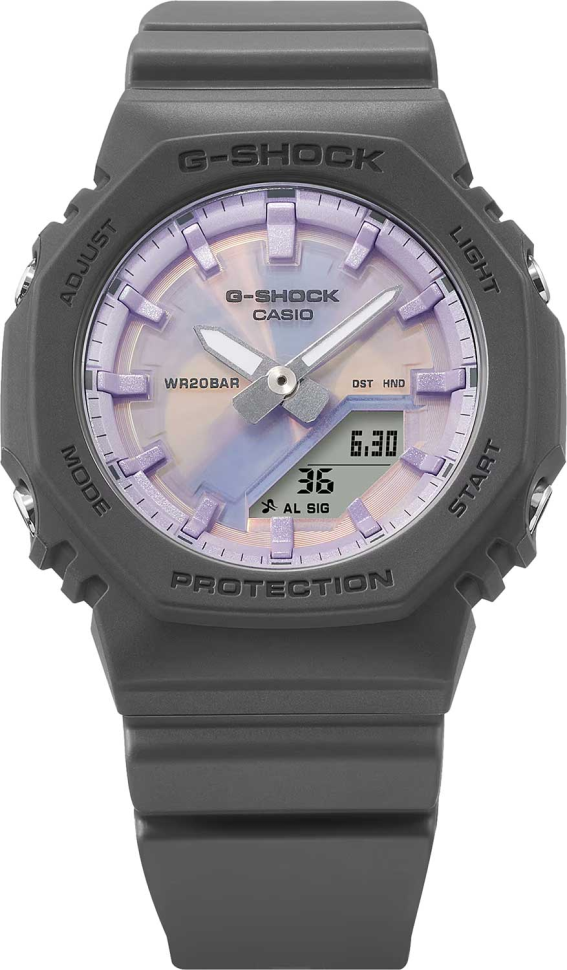 Наручные часы CASIO, серый/фиолетовый — фото 1