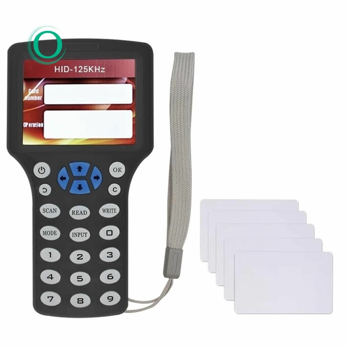 (OORRWWK))10-Частотный RFID NFC-Считыватель/Записывающий Дубликатор Карт+5XCUID