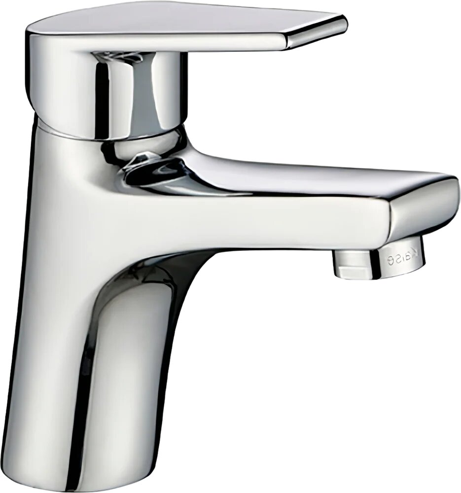 Смеситель для раковины Kaiser Eco 00011 хром, глянцевый, кран для ванной в раковину, из латуни, рычажный, с керамическим картриджем